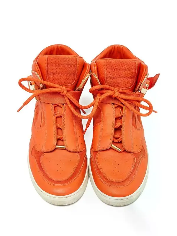 LOUIS VUITTON High Top Leather Sneakers