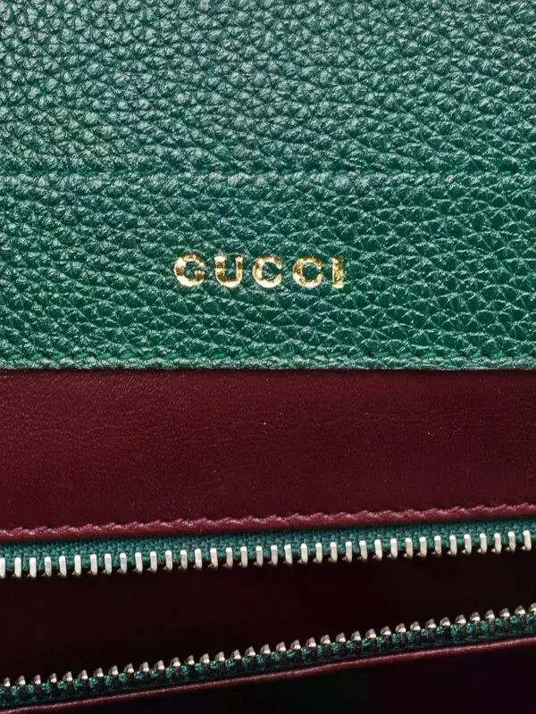 Gucci Zumi Small Leather Two-way Handbag - Green