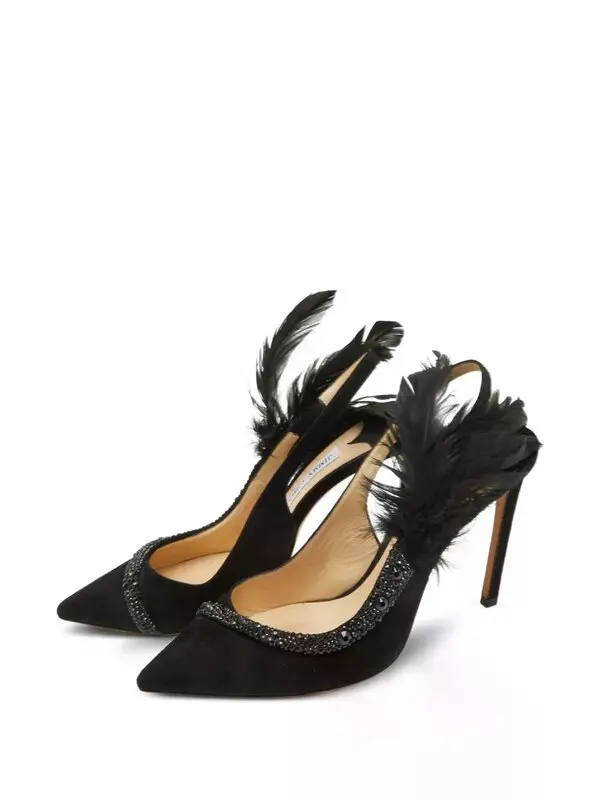 JIMMY CHOO Tacey Pointed-toe Slingback Pumps