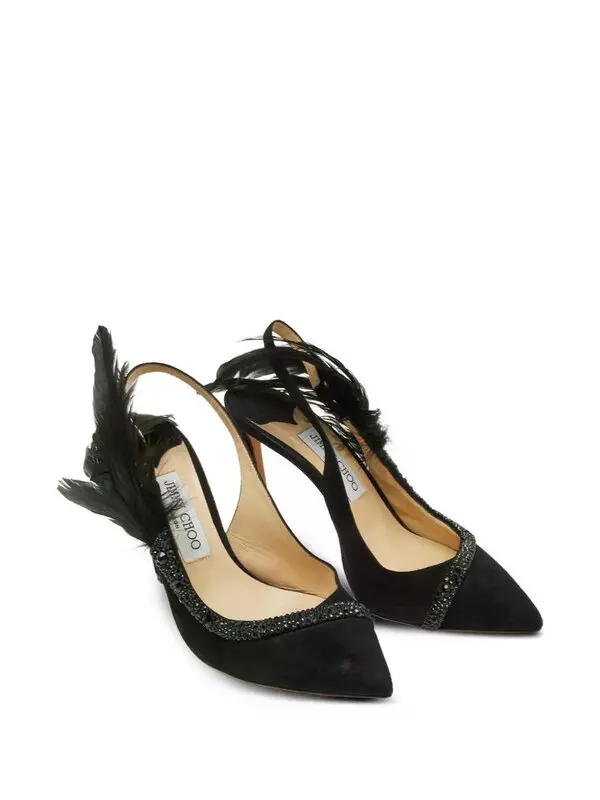 JIMMY CHOO Tacey Pointed-toe Slingback Pumps