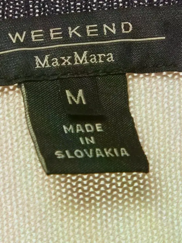 Max Mara Striped V-neck Cardigan