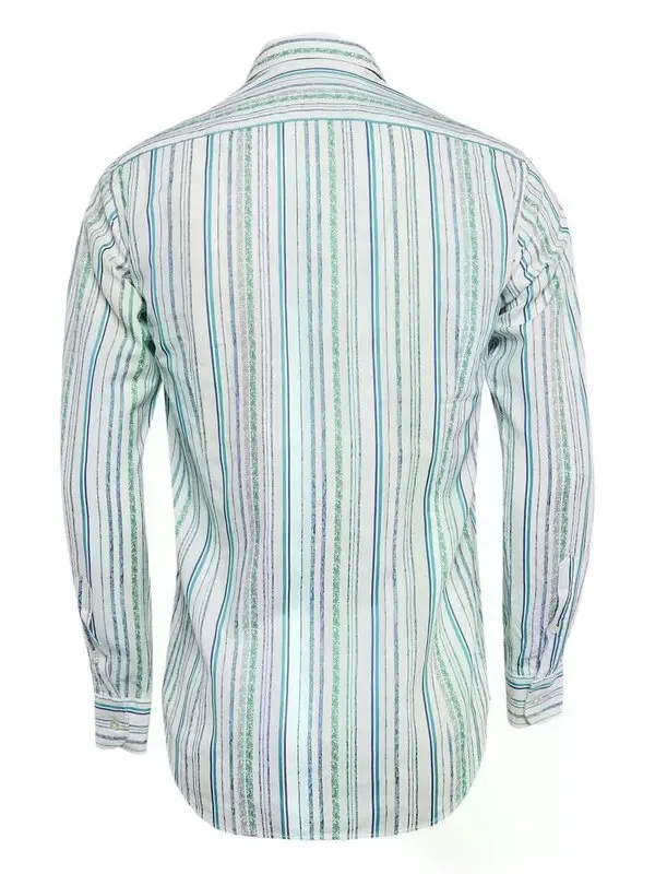 Etro Pre-owned Stripe Paisley Shirt