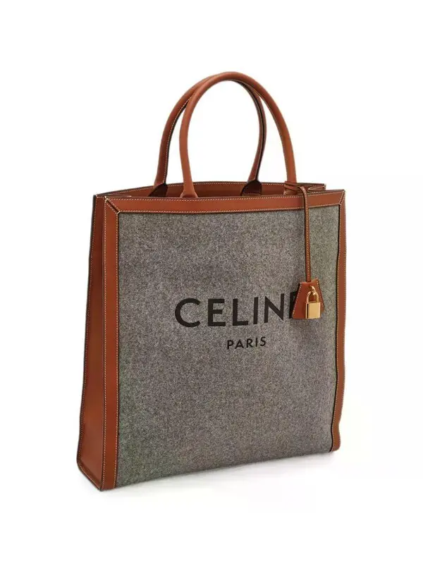 Celine Large Vertical Cabas Tote Bag - Grey