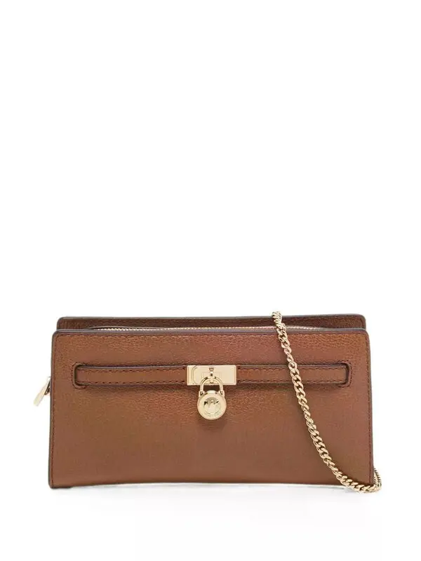 Michael Kors Moderne Padlock Mini Shoulder Bag - Brown