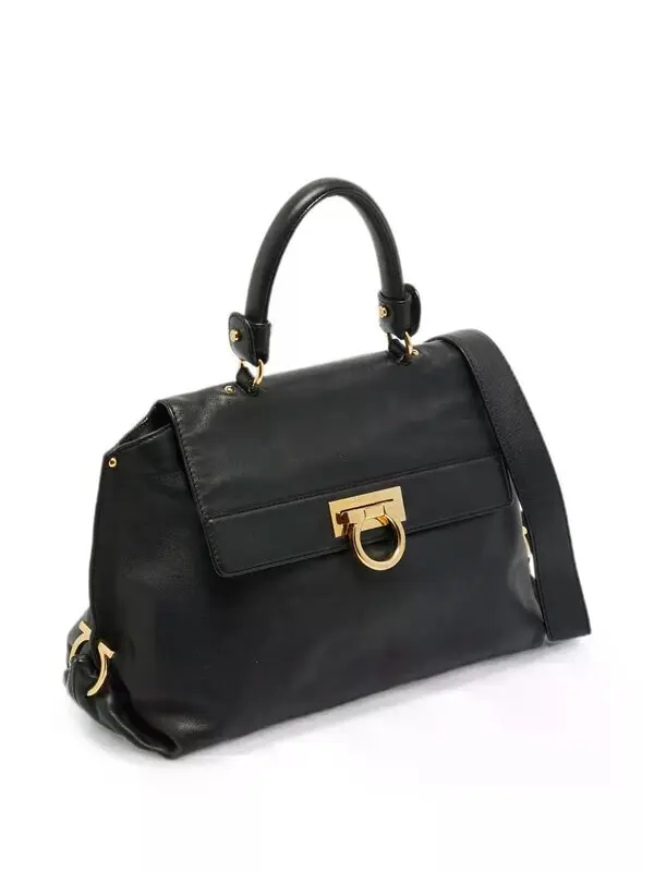 FERRAGAMO Medium Sofia Leather Tote Bag