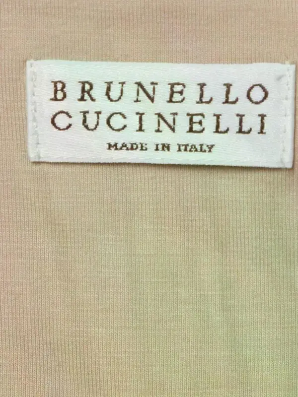 Brunello Cucinelli Monili Embellished Cropped Tank Top