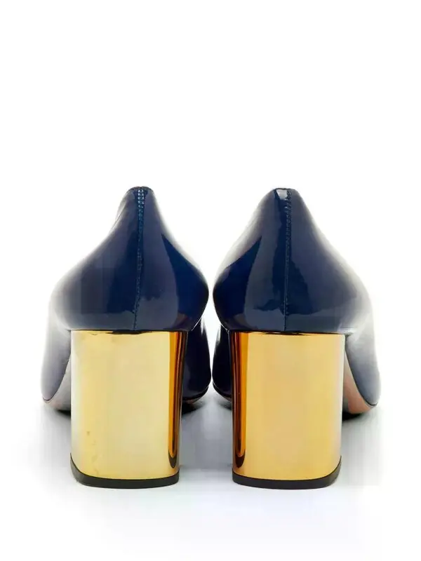 Prada Crystal Buckle Pumps