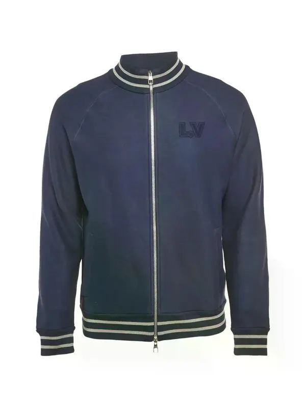 LOUIS VUITTON Logo Embroidered Zip-up Jacket