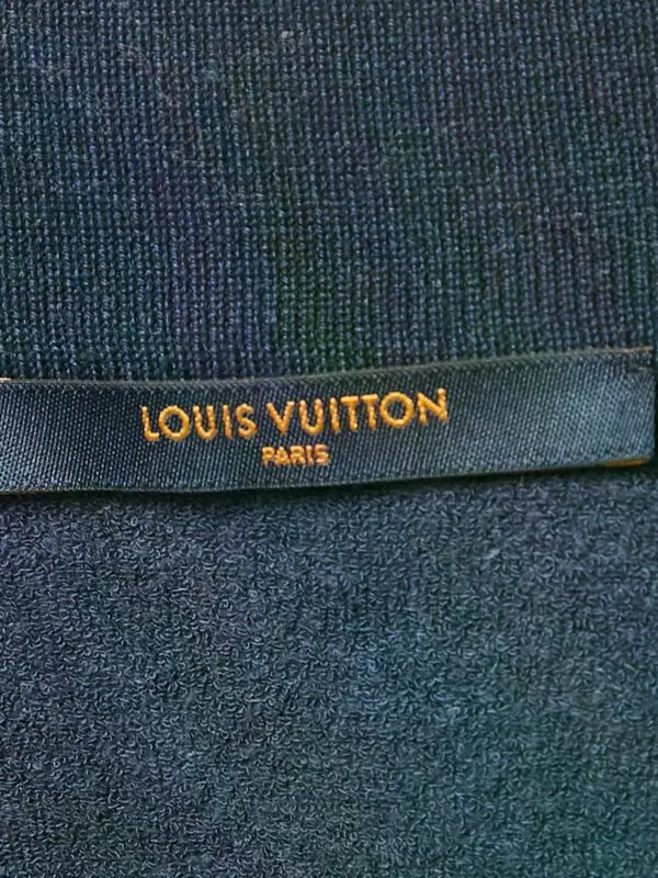 LOUIS VUITTON Logo Embroidered Zip-up Jacket