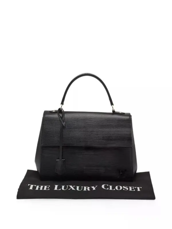 LOUIS VUITTON Cluny Mm Epi Leather Tote Bag - Black