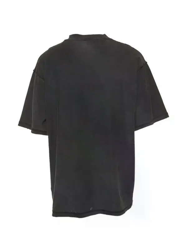 Balenciaga Distressed-logo T-shirt