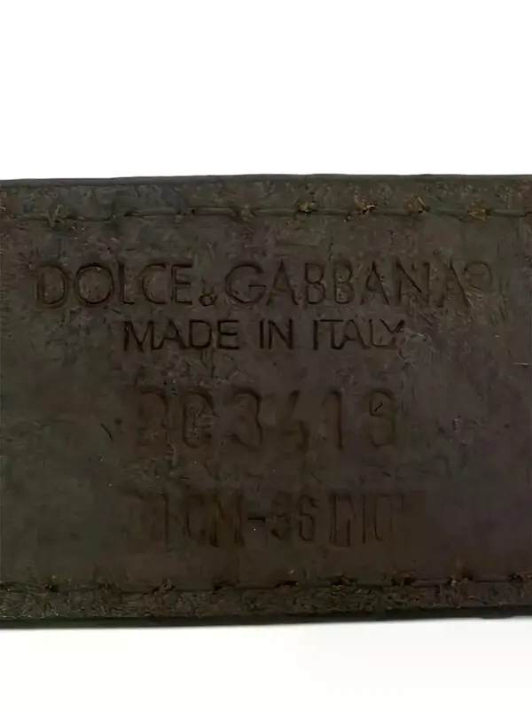 Dolce & Gabbana Buckle-fastening Belt