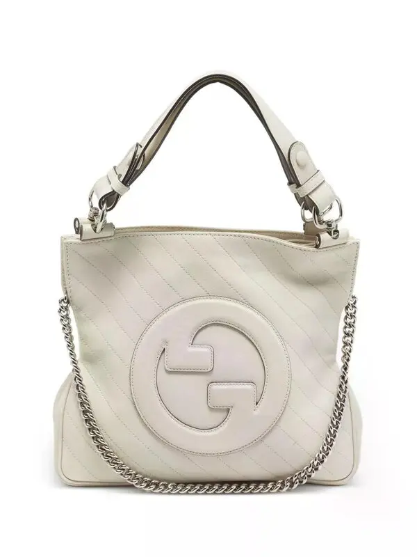 Gucci Blondie Diagonal-quilt Tote Bag - Neutrals