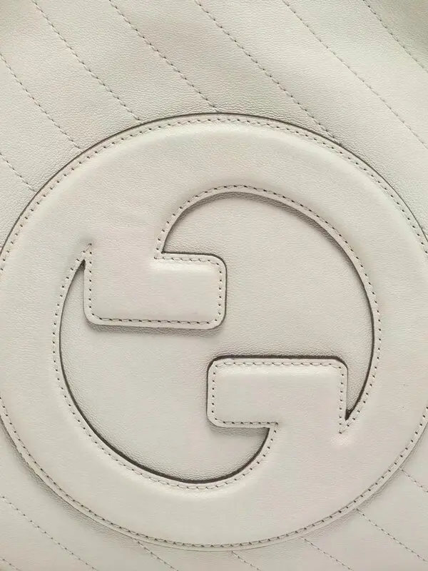 Gucci Blondie Diagonal-quilt Tote Bag - Neutrals