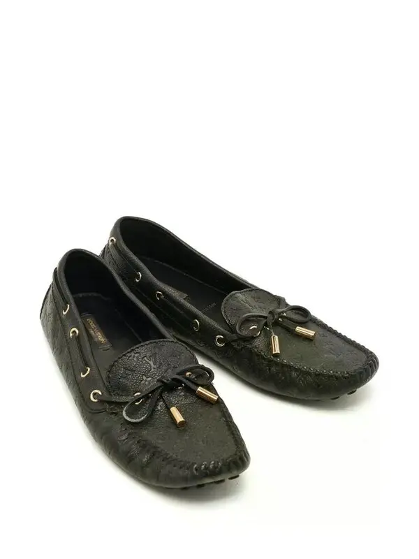 LOUIS VUITTON Gloria Monogram Loafers