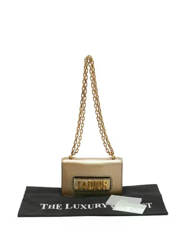Dior 2018 J'adior Chain Wallet - Gold