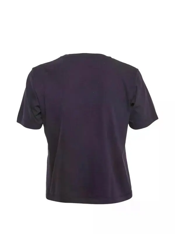 Fendi Logo Embroidered Crewneck T-shirt