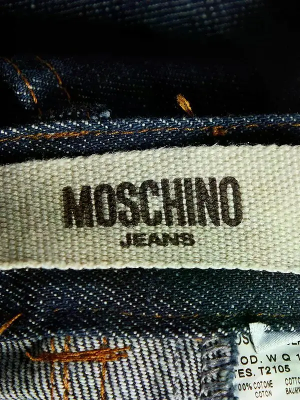 Moschino Embellished Wide-leg Jeans