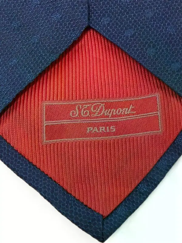 S.t. Dupont Patterned Silk Tie