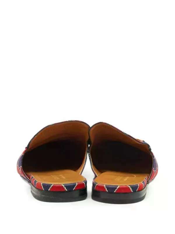 Gucci Princetown Rhombus-chain Mules