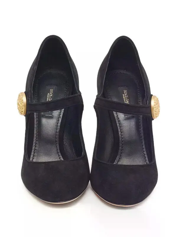 Dolce & Gabbana Vally Logo-button Pumps