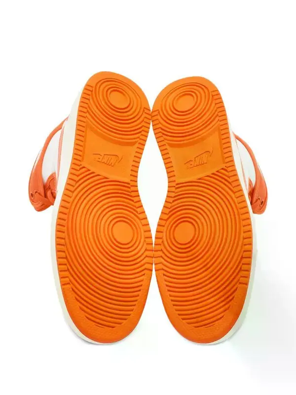 JORDAN Air 1 Retro Ajko " And White" High-top Sneakers - Orange