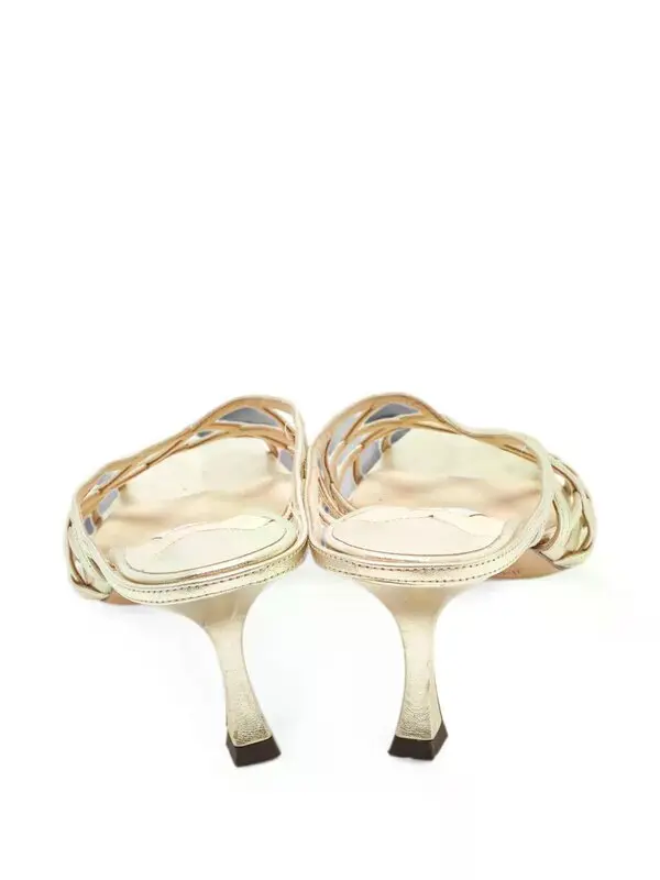 JIMMY CHOO Sai Leather Heeled Sandals