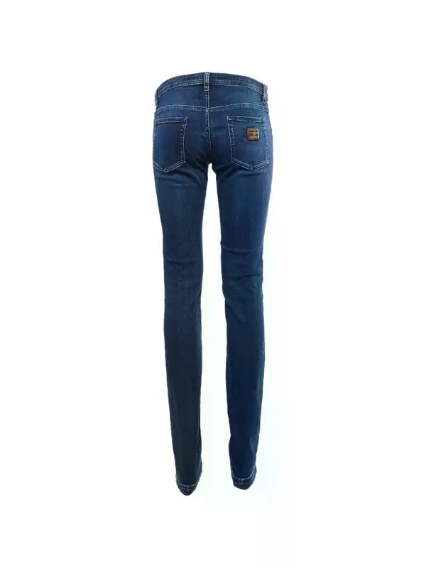 Dolce & Gabbana Slim-fit Jeans With Logo Plaque