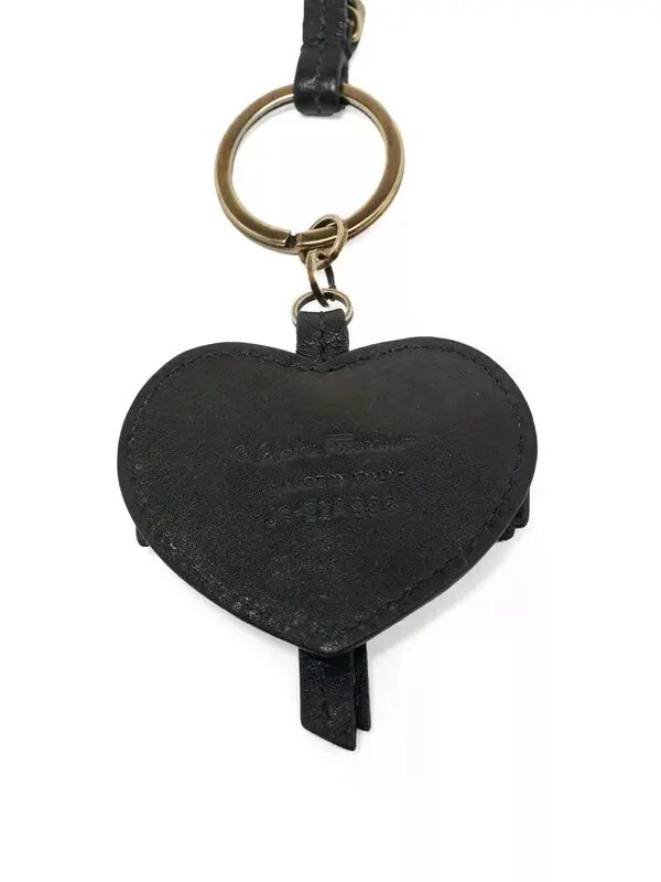 FERRAGAMO Heart Motif Keyring