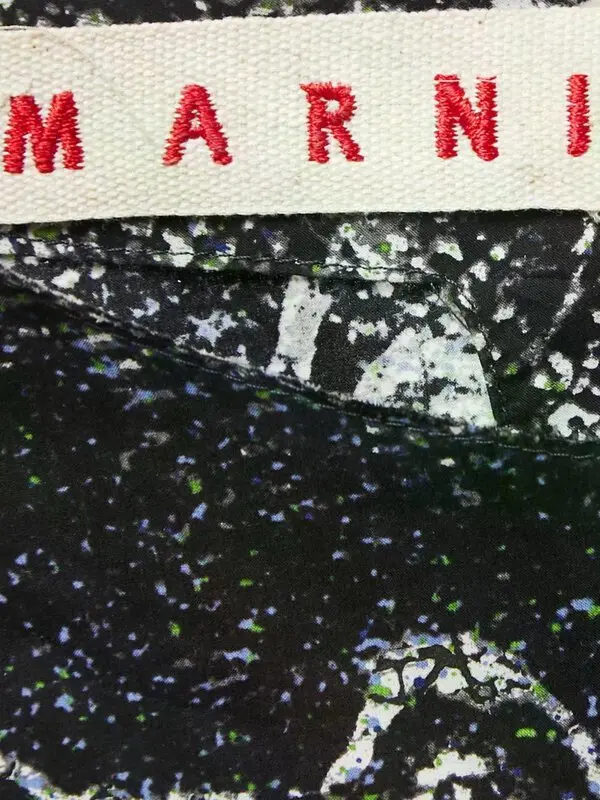 Marni Abstract Print Mini Dress