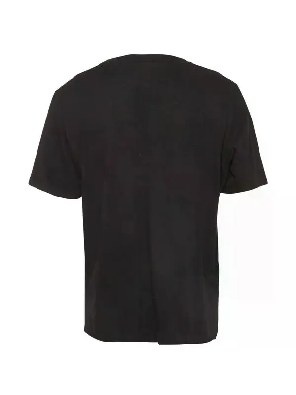 Saint Laurent Logo-embroidered Crew-neck T-shirt