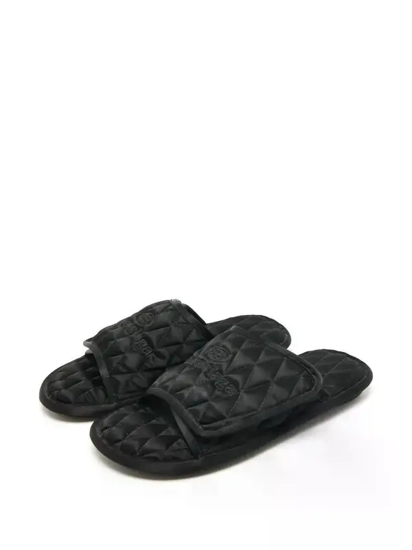 Balenciaga Quilted Satin Slides