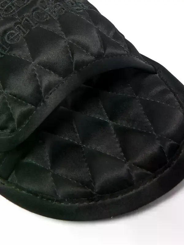 Balenciaga Quilted Satin Slides