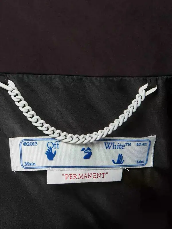 Off-White Logo Applique Puffer Jacket