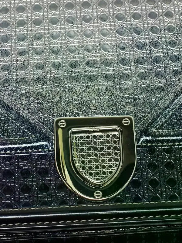 Dior Medium Diorama Microcannage Shoulder Bag