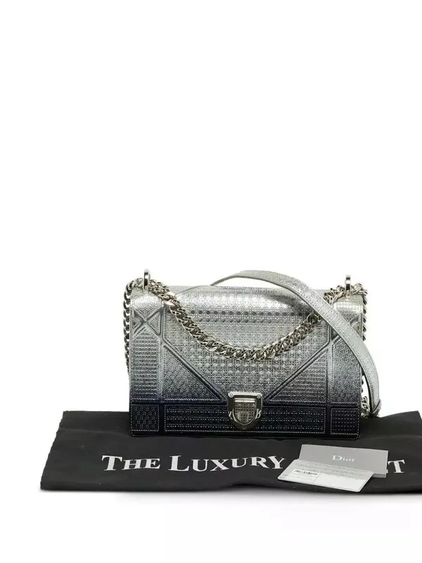 Dior Medium Diorama Microcannage Shoulder Bag