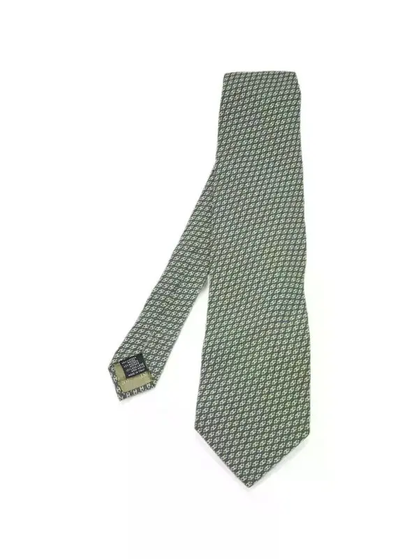 Giorgio Armani Jacquard Neck Tie - Green