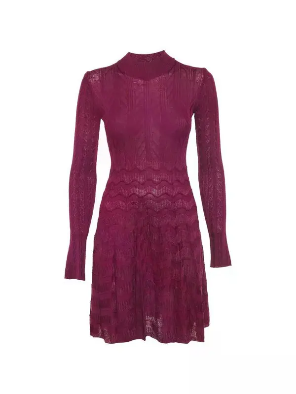 Missoni Crochet Knit Mini Dress