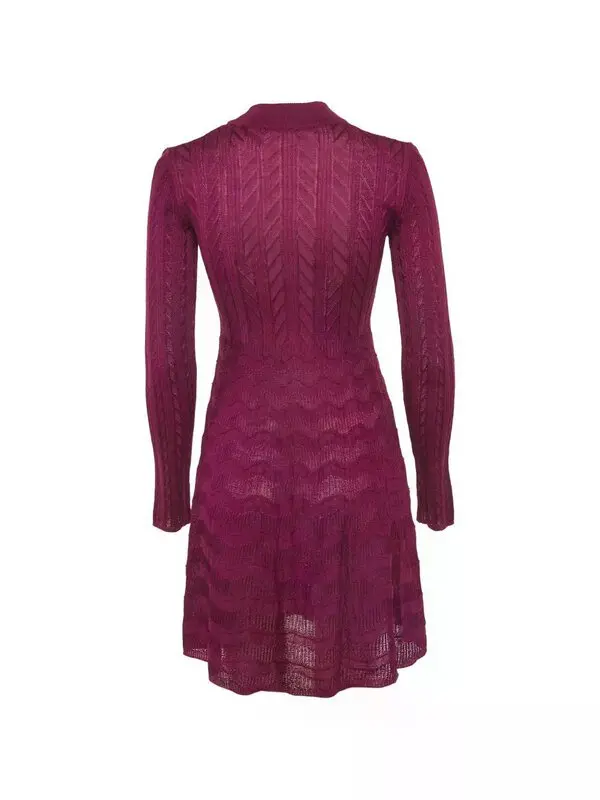 Missoni Crochet Knit Mini Dress