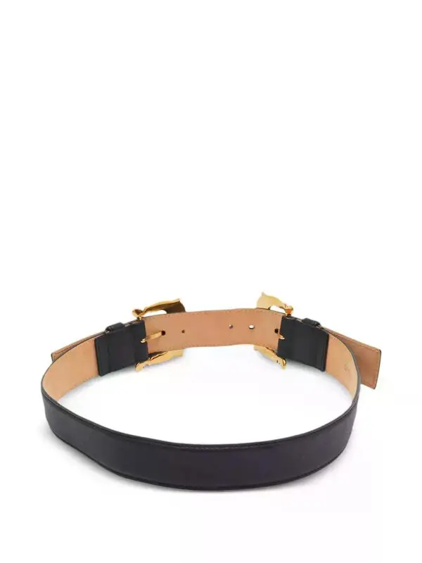 Versace Baroque Double Buckle Belt