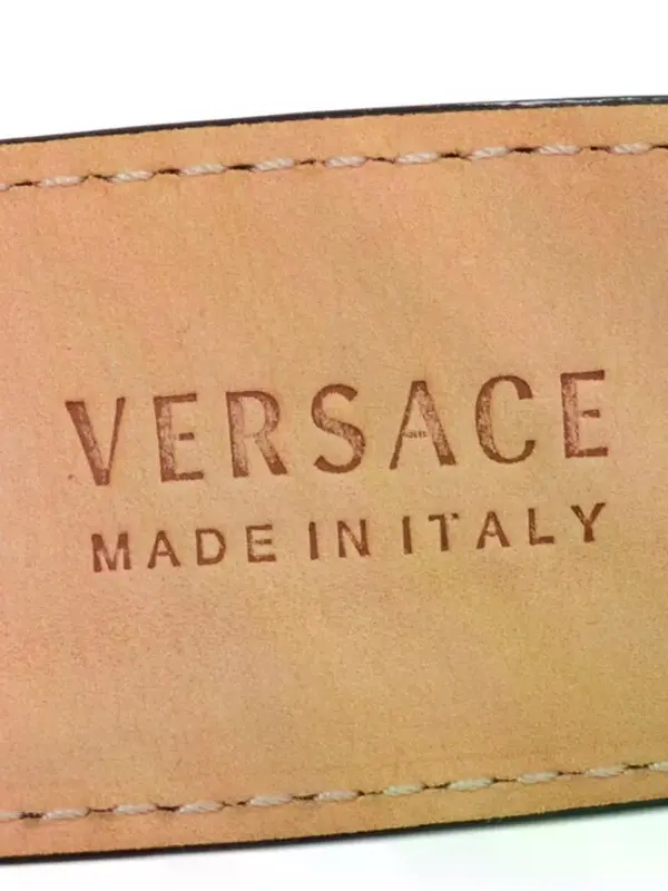 Versace Baroque Double Buckle Belt