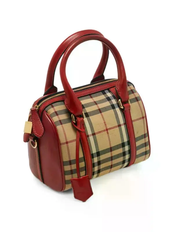Burberry Alchester Haymarket Check Bowling Bag