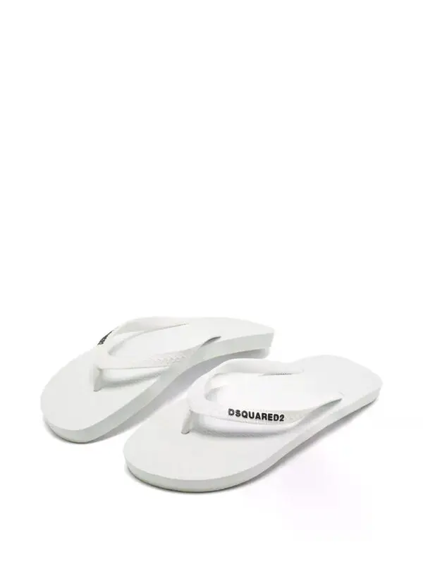 Dsquared2 Logo Flip Flops