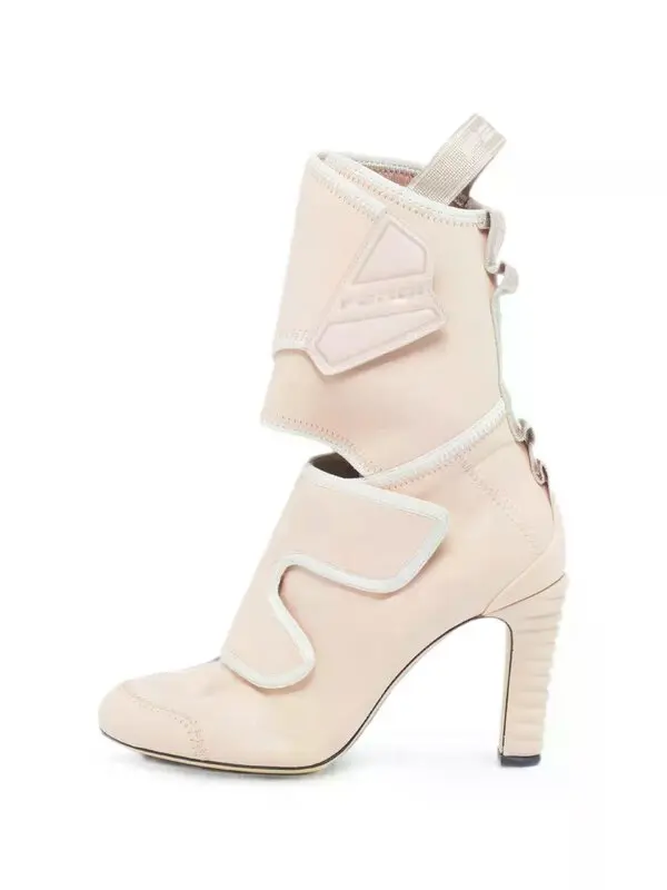 Fendi Touch-strap Ankle Boots