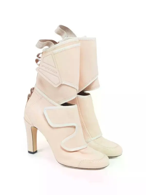 Fendi Touch-strap Ankle Boots