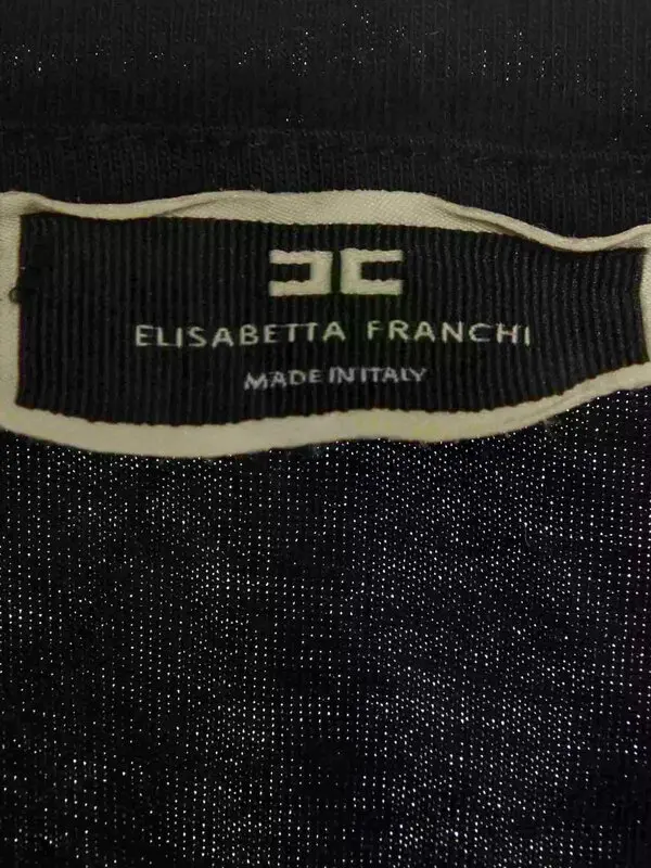 Elisabetta Franchi Chain-link Cotton T-shirt
