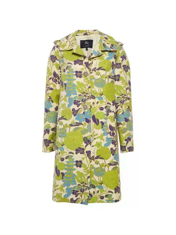 Burberry Camden Floral-print Coat