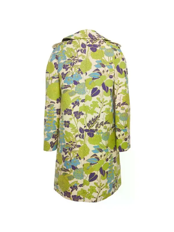 Burberry Camden Floral-print Coat