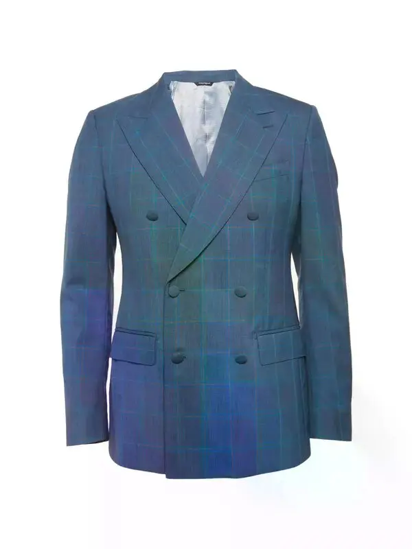 Dolce & Gabbana Check-pattern Double-breasted Blazer