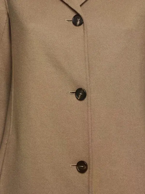 Max Mara Single-breasted Felt Coat
